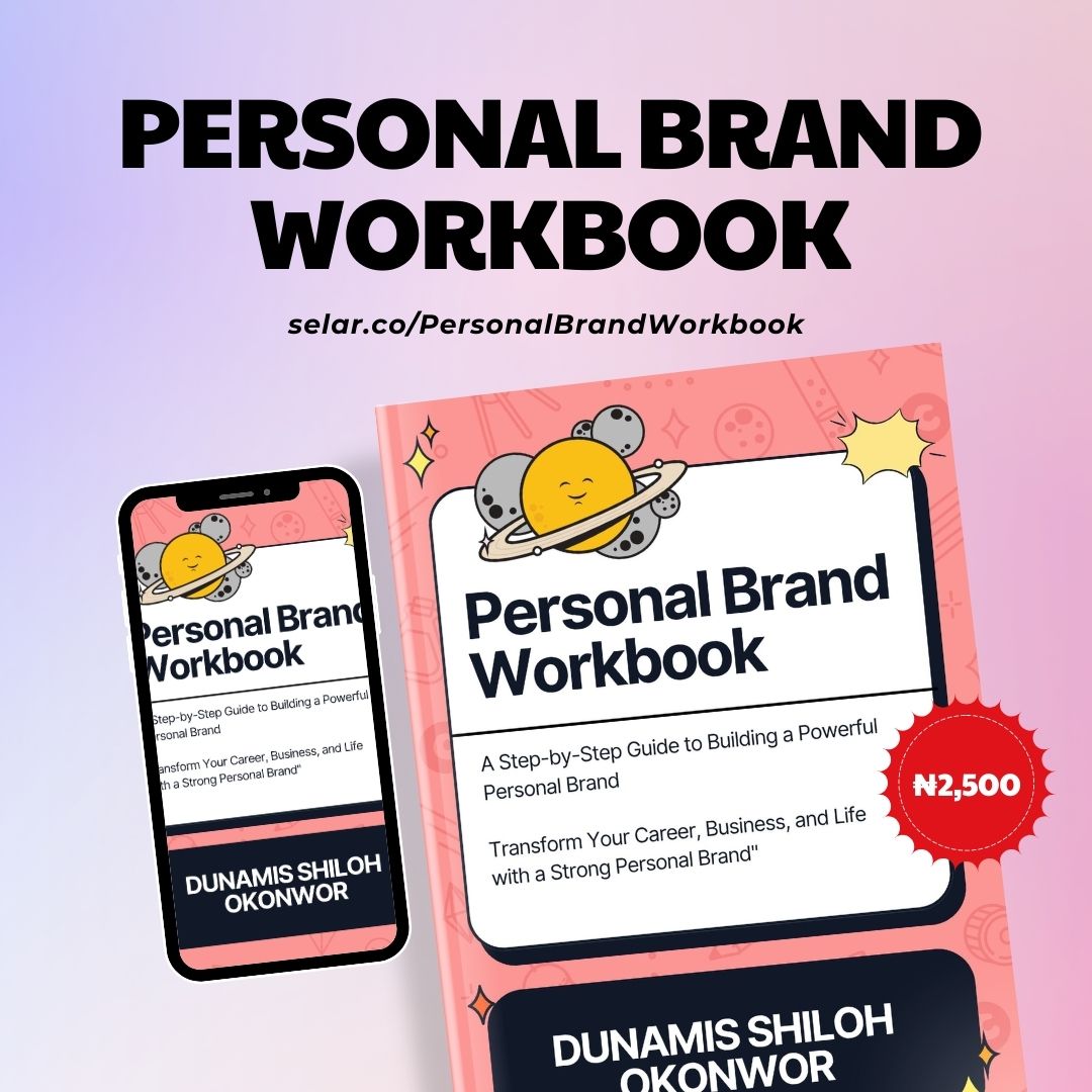Buy Personal Brand Workbook by Dunamis Shiloh Okonwor on Selar