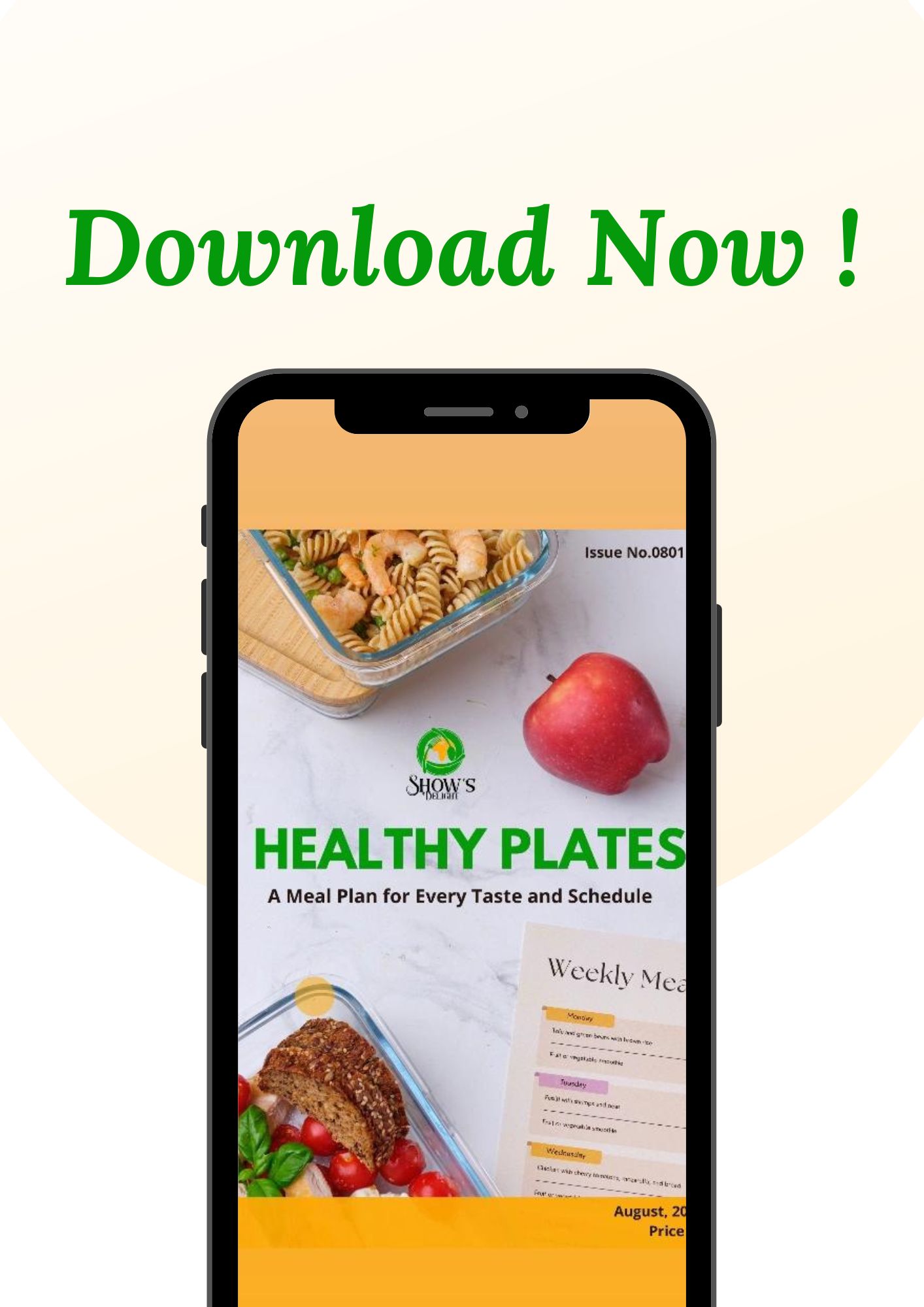 Buy HEALTHY PLATES: Meal Plans for Every Taste and Schedule by SHOW'S ...