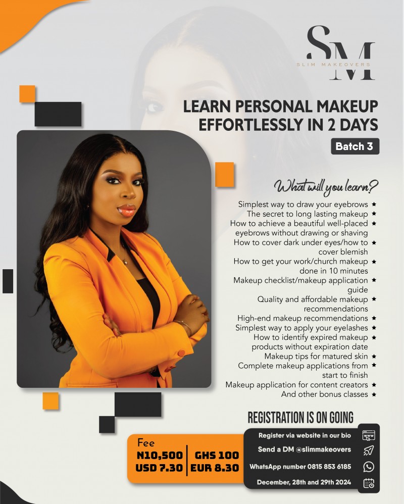 Buy LEARN PERSONAL MAKEUP EFFORTLESSLY IN 2 DAYS by Slimmakeovers on Selar