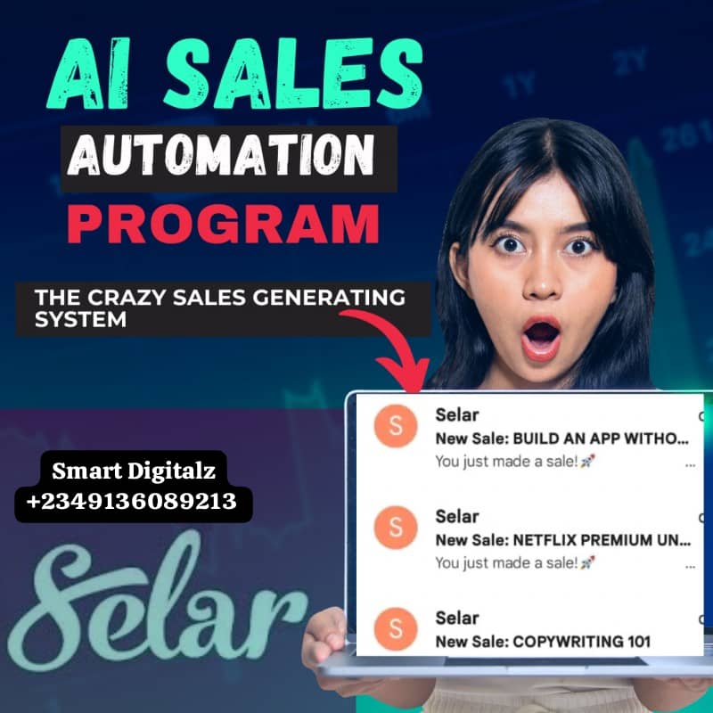 Buy AI SALES AUTOMATION PROGRAM by Smart Digitalz on Selar