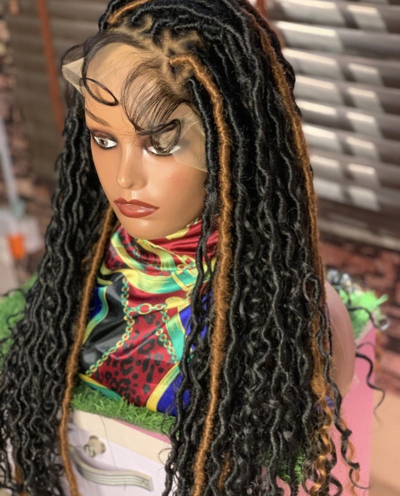 Buy Charis bohemian locs on a human hair full lace wig by Soofine ...