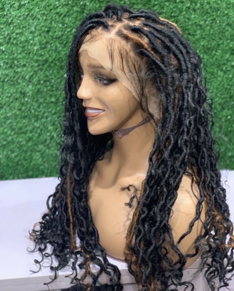Buy Chizzy bohemian locs on a human hair full lace wig by Soofine ...