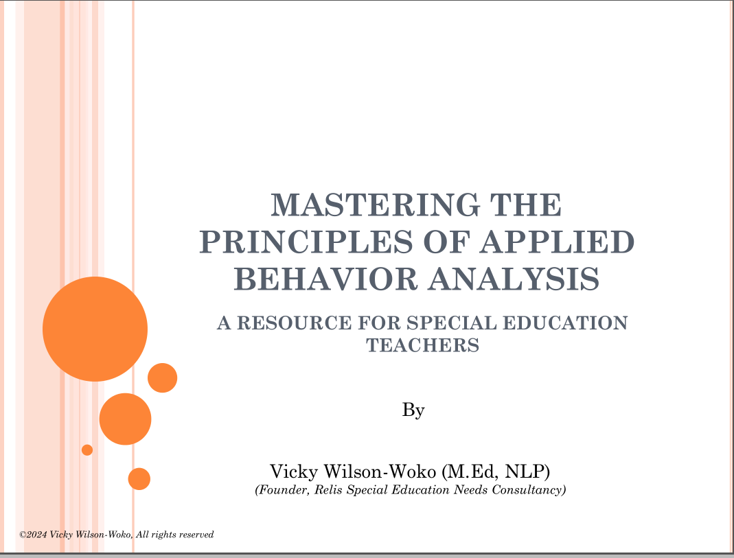 Buy Mastering the Principles of Applied Behavior Analysis: A Resource for Special Education ...