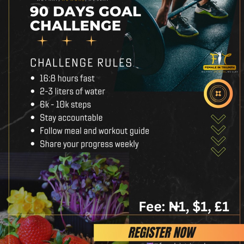 Subscribe 90 Days Goal Challenge. by Augusta Imojack on Selar