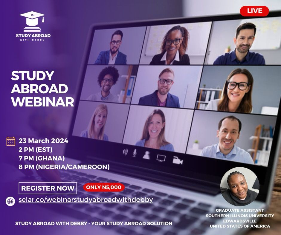 Buy Webinar - Study Abroad With Debby (Q&A) by Study Abroad With Debby on Selar