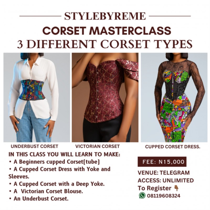 Buy CORSET MASTERCLASS by STYLEBYREME on Selar