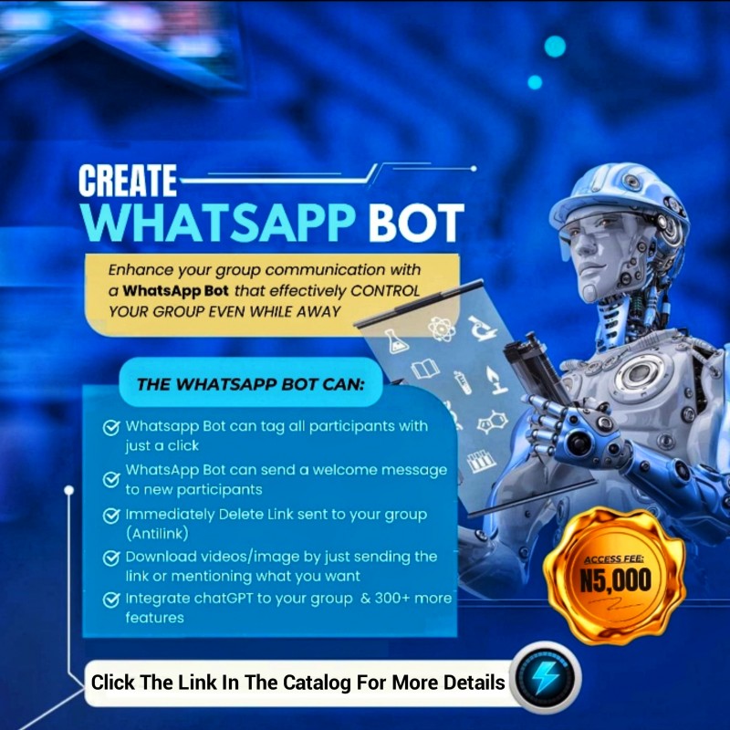 Buy WhatsApp Group Bot by Sultech Halal Digitals on Selar