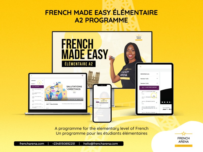Buy French Made Easy Élémentaire Online Course (A2) by French Arena on ...