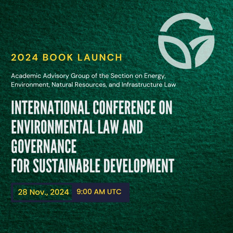 Buy INTERNATIONAL CONFERENCE ON ENVIRONMENTAL LAW AND GOVERNANCE FOR ...