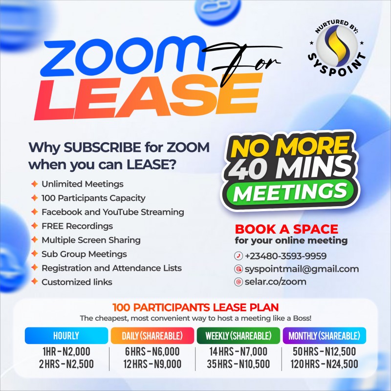 Get Zoom Hours by SYSPOINT SOLUTIONS on Selar