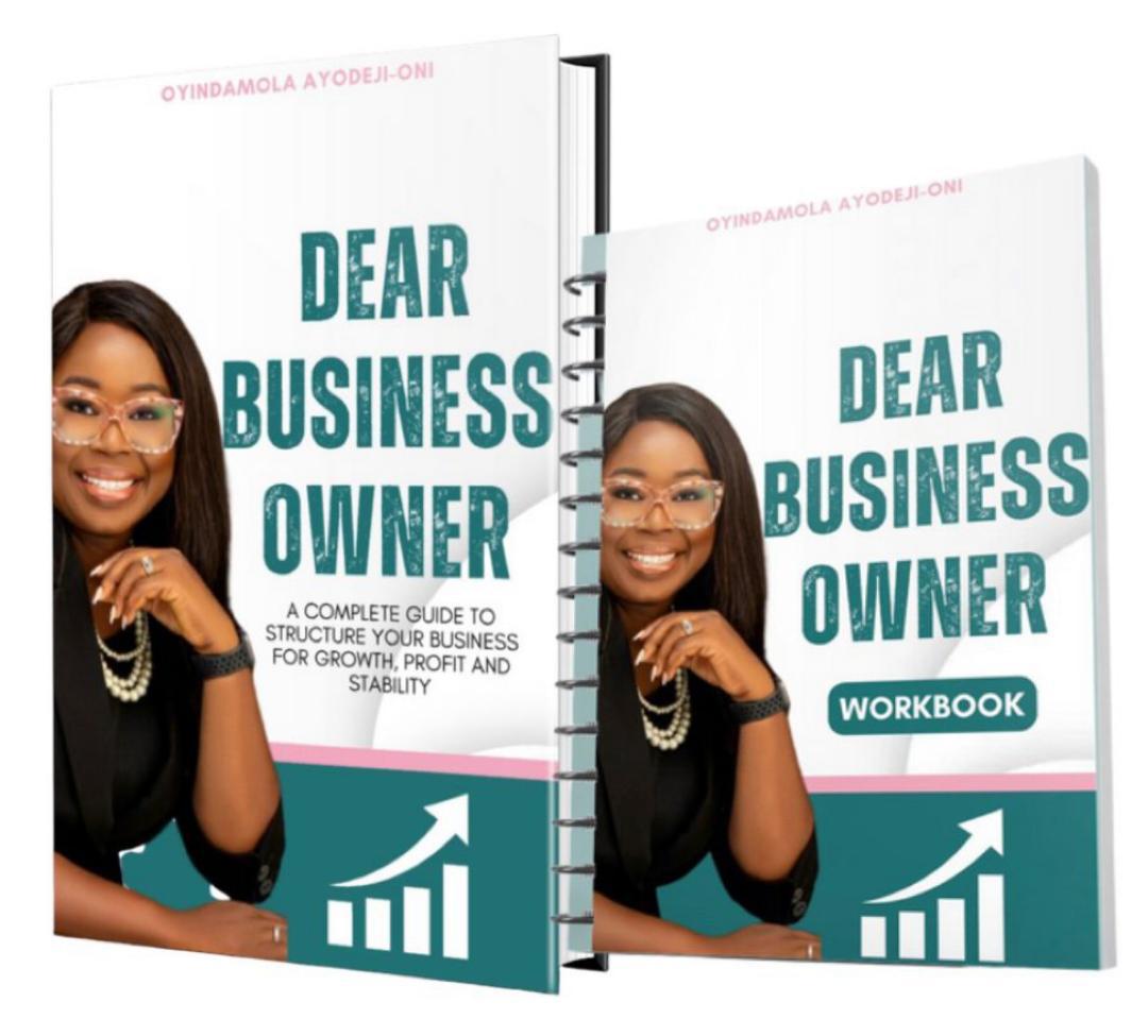 Buy Dear Business Owner Ebook by The Business Structure Girl on Selar