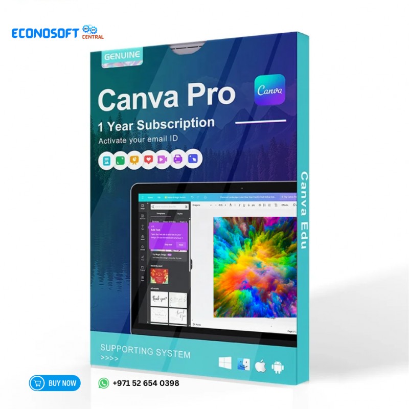 Buy Canva-Pro Private Account 1 Year Subscription Commercial Use Official Genuine Online Graphic ...