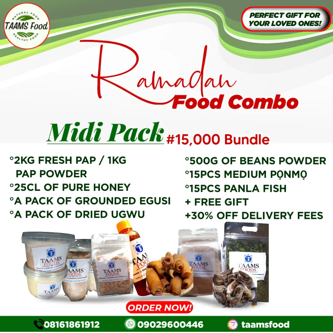 Buy RAMADAN MIDI PACK by Taamsfood on Selar