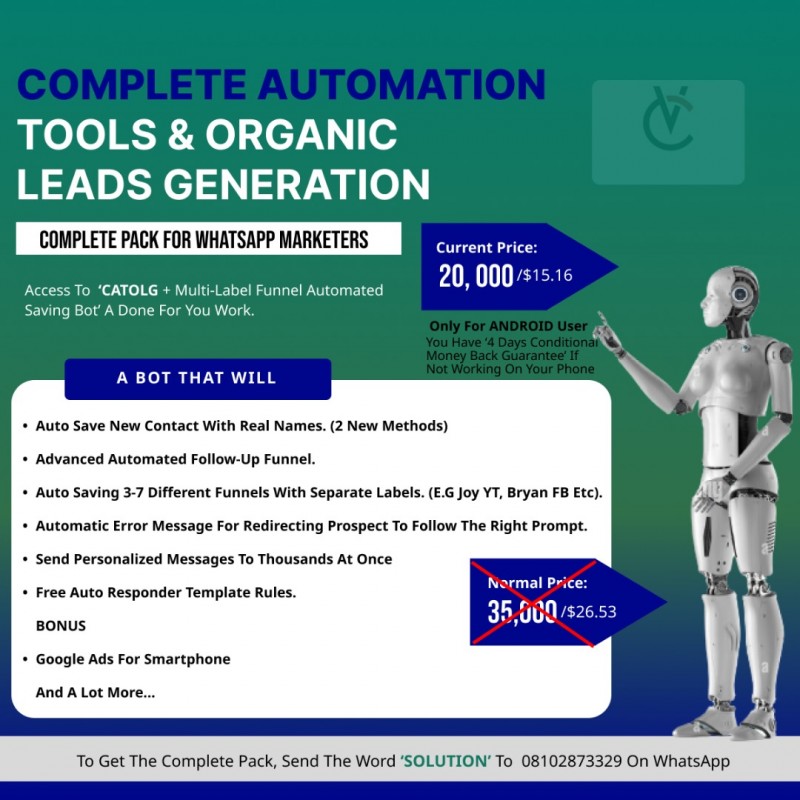 Buy The Complete Automation Tools and Organic Leads Generation (CATOLG ...