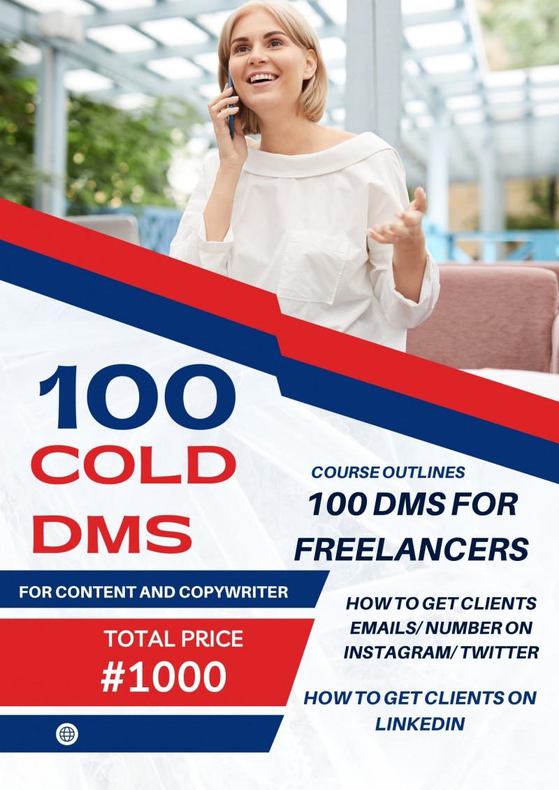 Buy 100 cold DM for content and copywriters by Adeyemo Taiwo ...