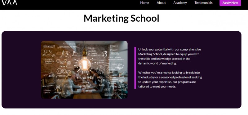 Buy MARKETING SCHOOL by VAA GLOBAL TECH HUB on Selar