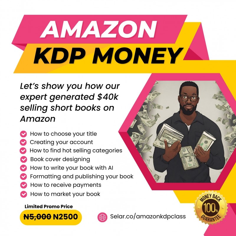 Buy Amazon KDP Money by Tayo Richards on Selar