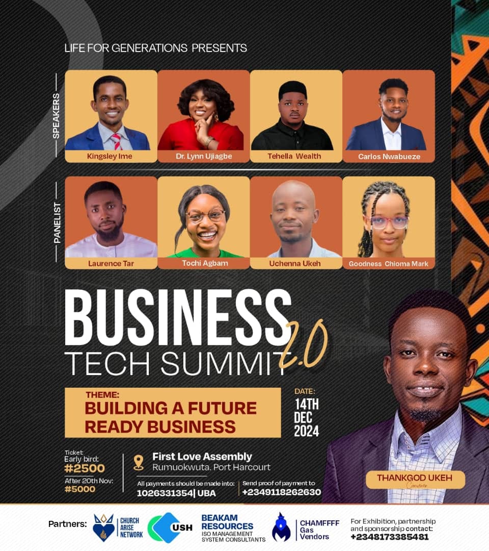 Get BUSINESS TECH SUMMIT 2.0 by ThankGod Ukeh on Selar