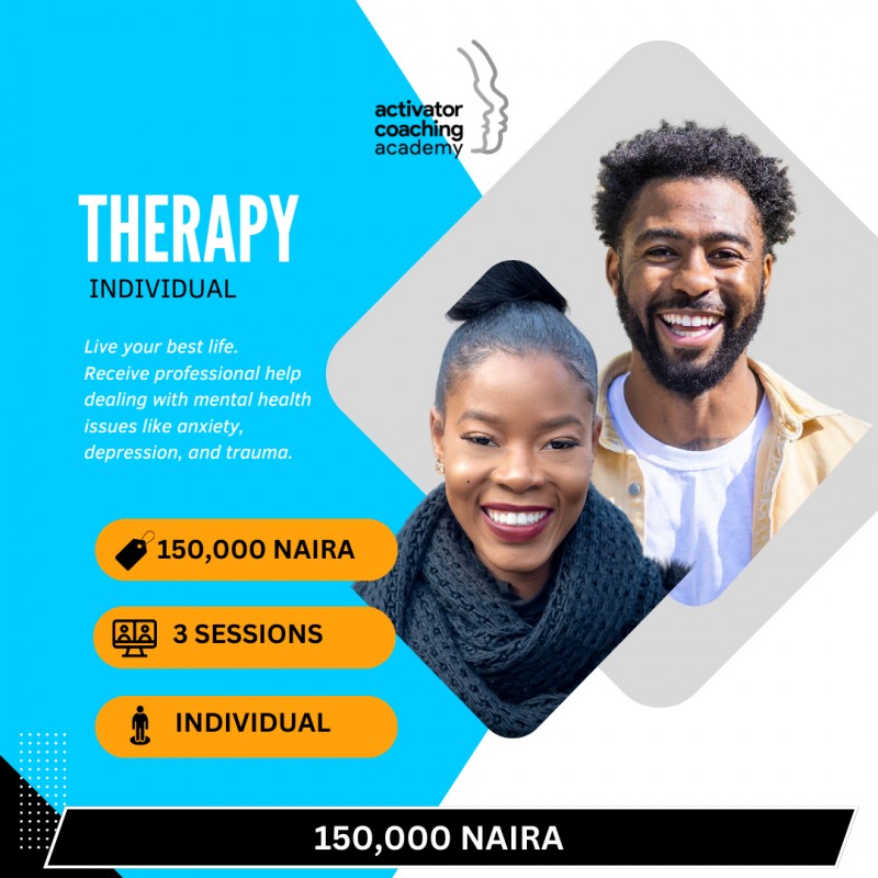 Buy Therapy (Life Coaching) Package by Lauretta Ogbum on Selar
