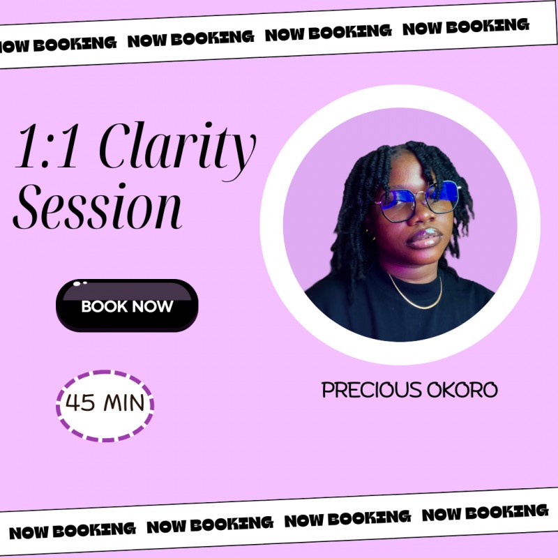 Buy 1:1 Private Clarity Session on UX/Content Design + BONUS! by Precious okoro on Selar