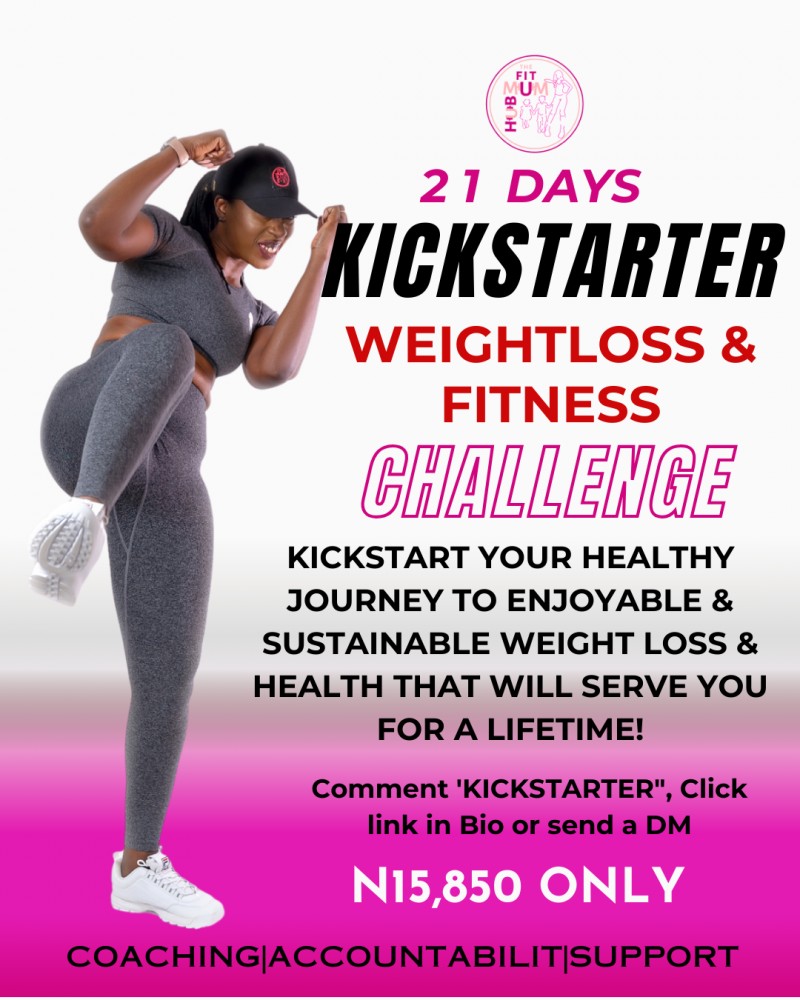 Buy 21 Days Kickstarter Weightloss & Fitness Challenge by Damilola Bode-Ogundipe on Selar