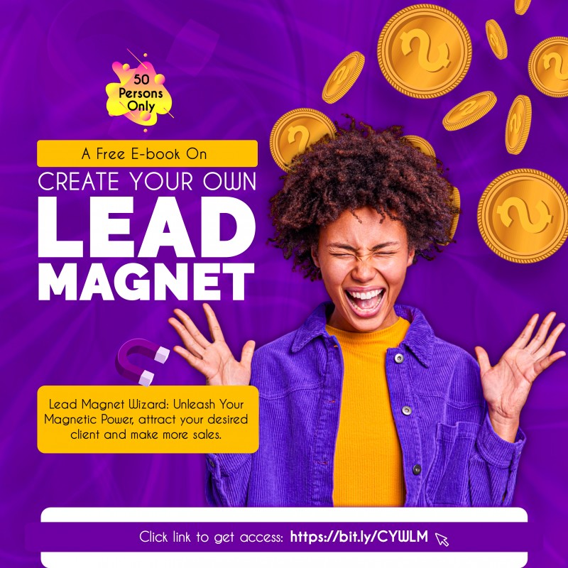 Get Create Your Own Lead Magnet by Toluwani John on Selar