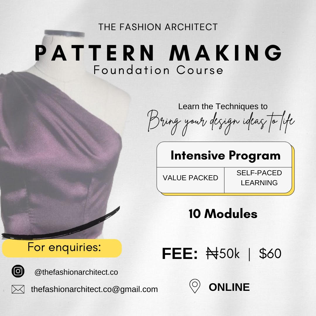 Buy PATTERN MAKING FOUNDATION COURSE [6 MONTHS ACCESS] by The Fashion ...