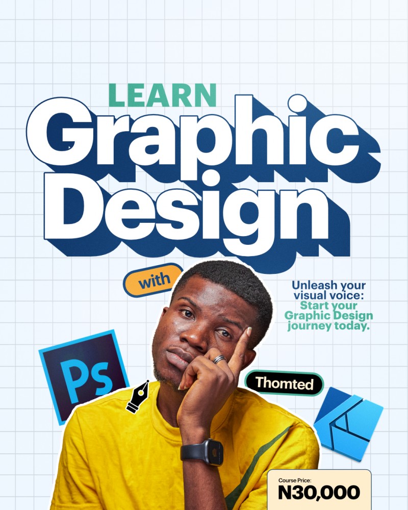 Buy Learn Graphics Design with Thomted by Akintomiwa Ojedele on Selar