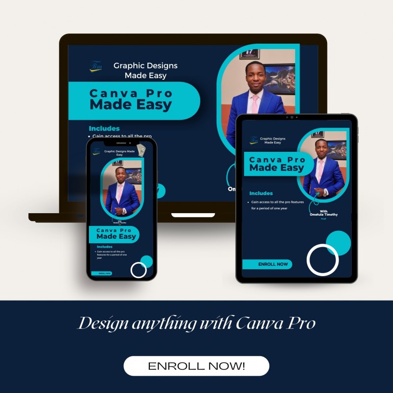 Buy Canva Pro Made Easy by Omatule Timothy Oborah on Selar