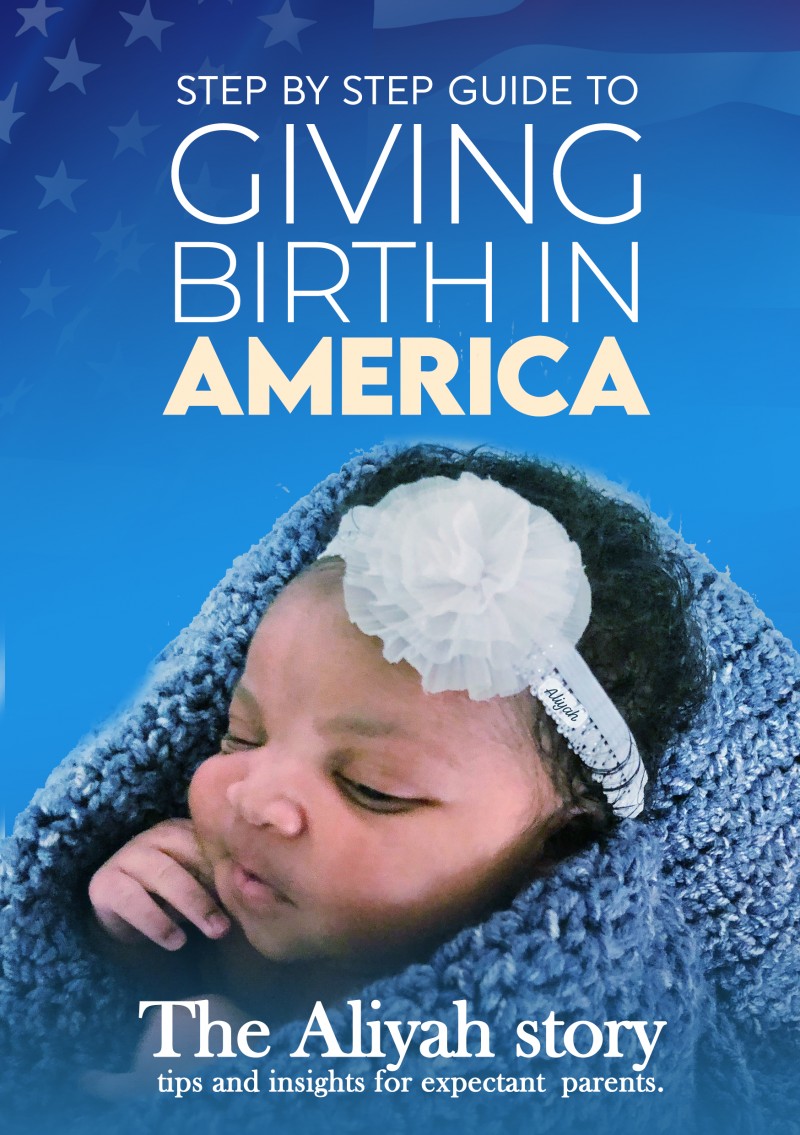 Buy STEP BY STEP GUIDE TO GIVING BIRTH IN AMERICA by Aluko Toluwani ...