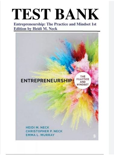 Buy Instructors manual For Entrepreneurship The Practice and Mindset ...