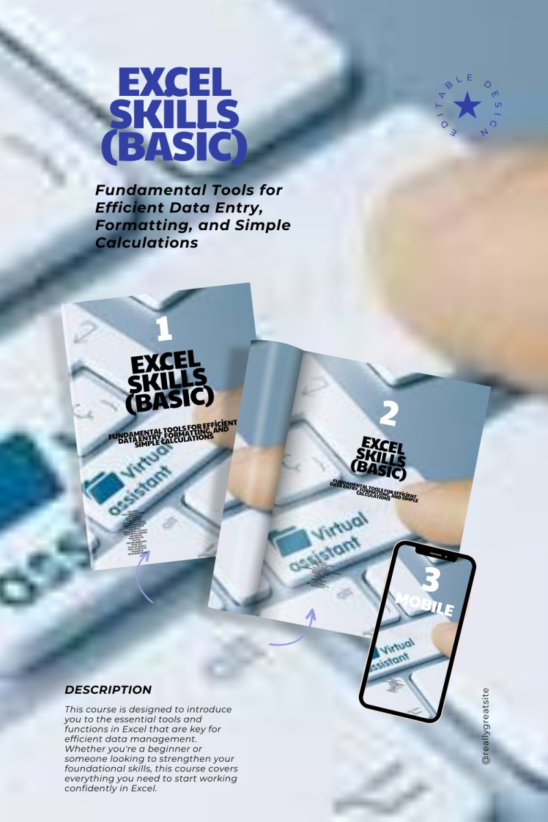 Buy EXCEL SKILLS BASIC by Tref-Smart on Selar