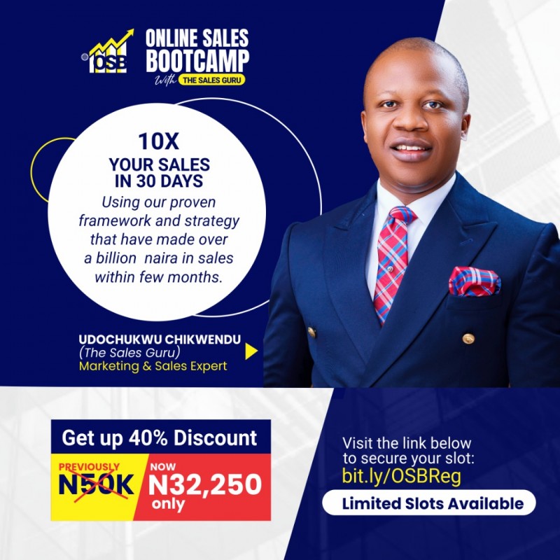 Buy ONLINE SALES BOOTCAMP, OSB by Udochukwu Chikwendu on Selar