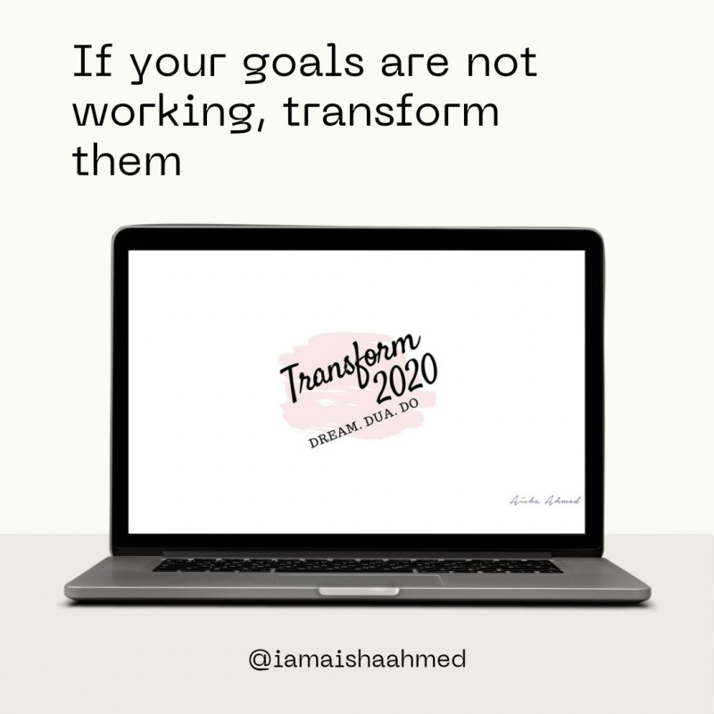 Buy Transform 2020: Dream! Dua! Do. by Aisha Ahmed on Selar