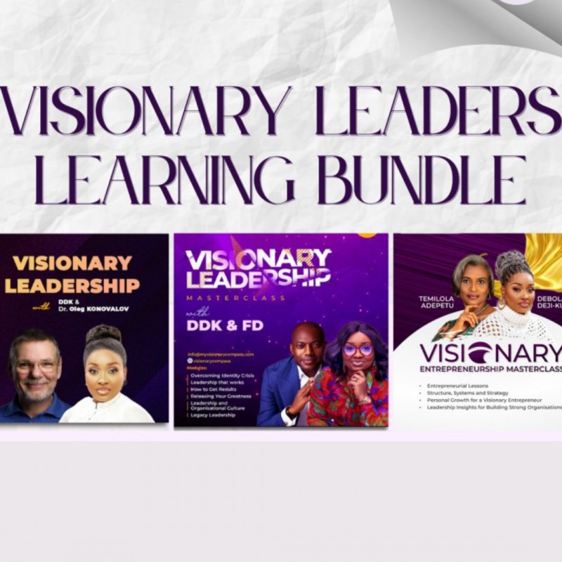 Buy Visionary Leadership Bundle Course Sales: Discover the Legacy Leader in You by Visionary ...