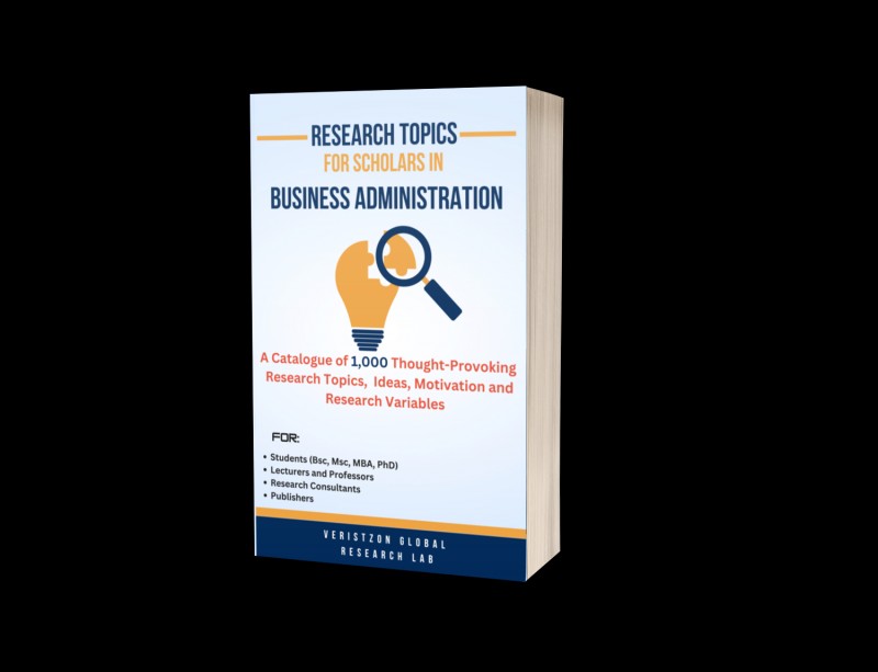 Buy RESEARCH TOPICS IN BUSINESS ADMINISTRATION (A Catalogue of 1,000 ...