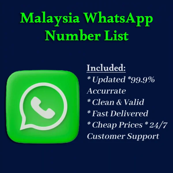 Buy 15K Malaysia WhatsApp Number List by WA NUMBER DATABASE on Selar