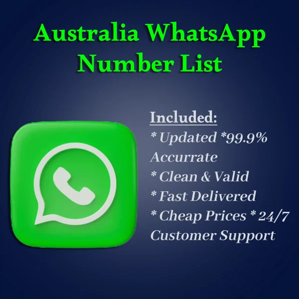 Buy 20K Australia WhatsApp Numbers by WA NUMBER DATABASE on Selar