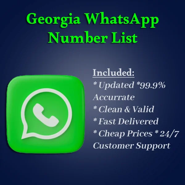 Buy 6k Georgia WhatsApp Numbers by WA NUMBER DATABASE on Selar