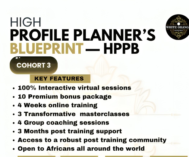 Buy High-Profile Planner's BluePrint - HPPB (Course + Coaching ...