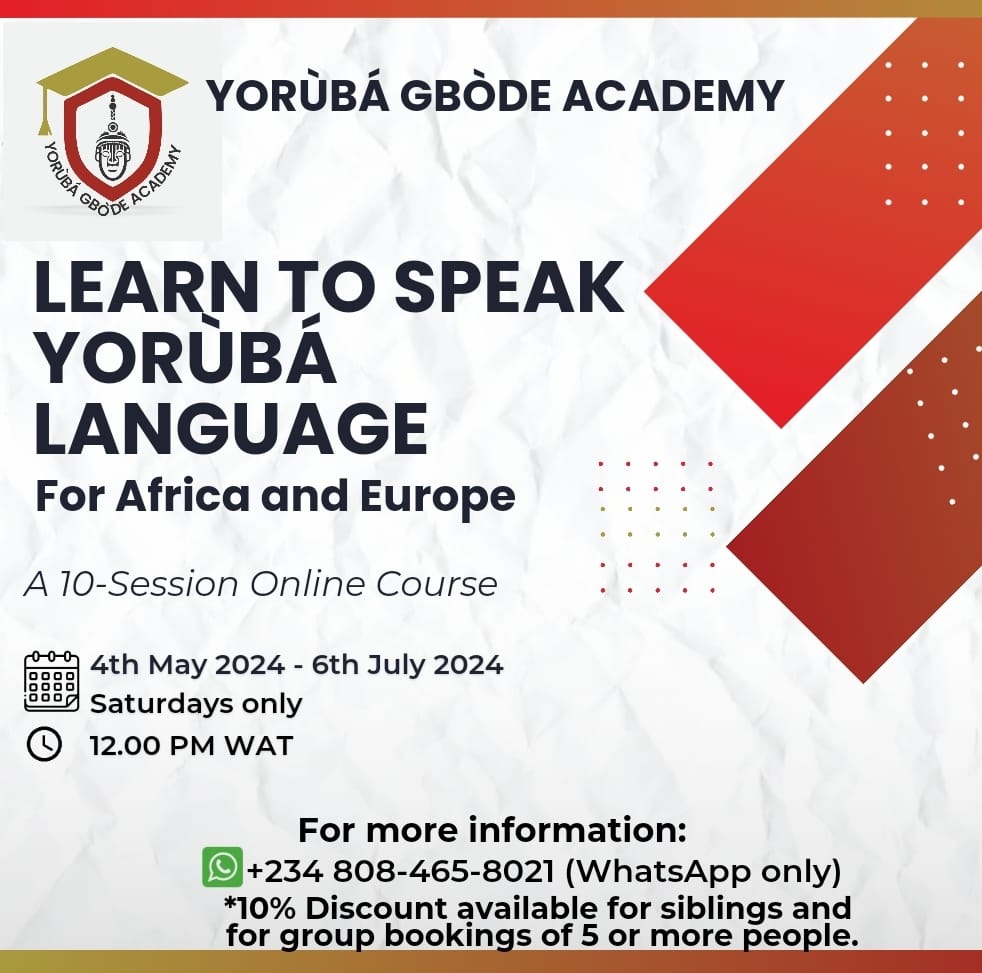 Buy AFRICA AND EUROPE LEARN TO SPEAK YORUBA LANGUAGE - BASIC COURSE by ...