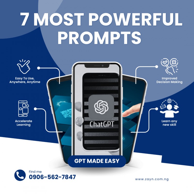 Get 7 Most Powerful Prompts by Yusuff AbdulMujeeb O. on Selar