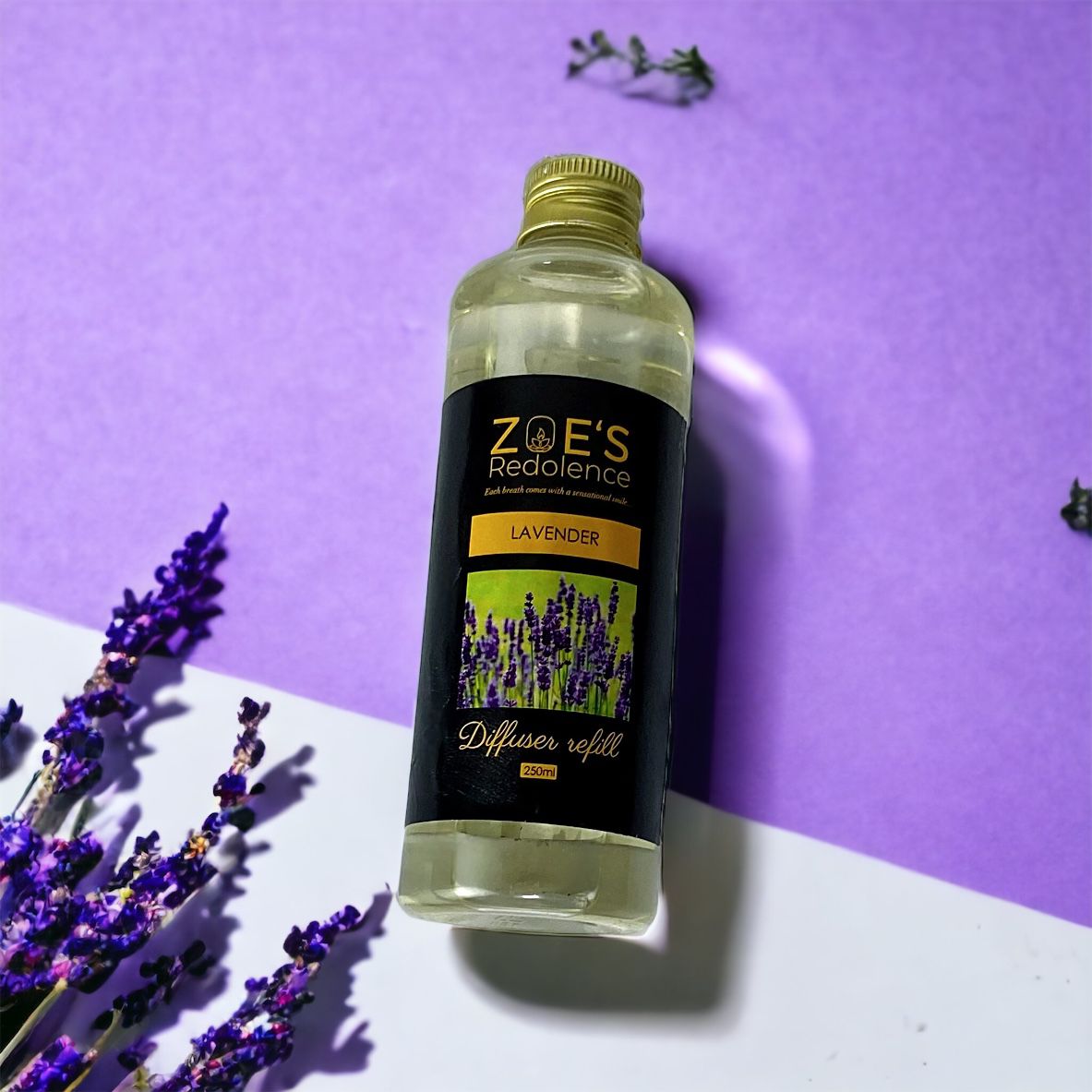 Buy Lavender diffuser Refill 250ml by Zoes redolence on Selar
