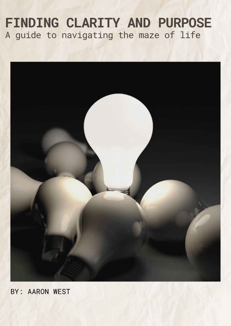 Buy Finding clarity and purpose: A guide to navigating the maze of life ...