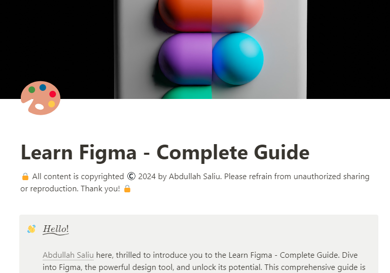 Buy Learn Figma - Complete Roadmap by Abdullah Saliu on Selar