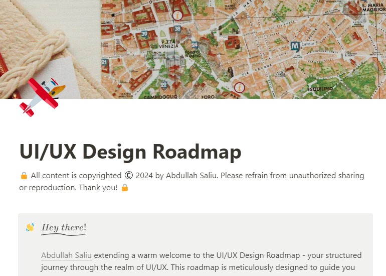 Buy Product (UI/UX) Design Learning Roadmap by Abdullah Saliu on Selar