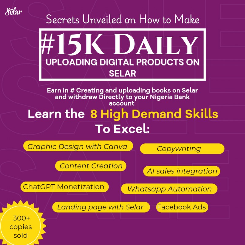 Buy Secrets to Ebook Selling on Selar (premium) by SOLUTIONS DIGITAL HUB on Selar
