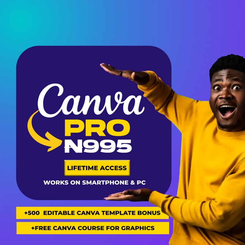 Buy Canva Pro Lifetime Access by Abraham Goodness on Selar