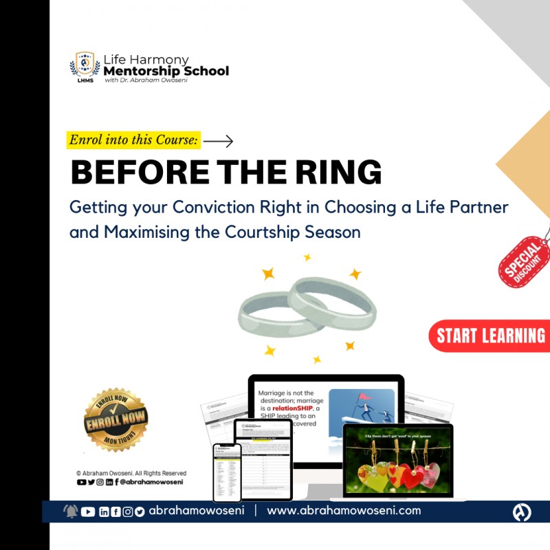 Buy Before the Ring: Getting your Conviction Right in Choosing a Life ...