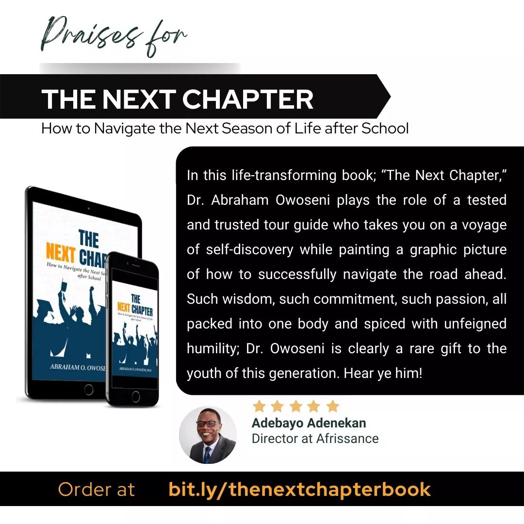 Buy "The Next Chapter: How to Navigate the Next Season of Life After School" [ebook] by Abraham ...